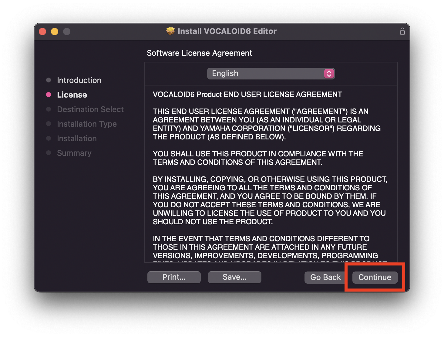 VOCALOID6 Installation and Authorization (Mac) - VOCALOID - the modern singing synthesizer