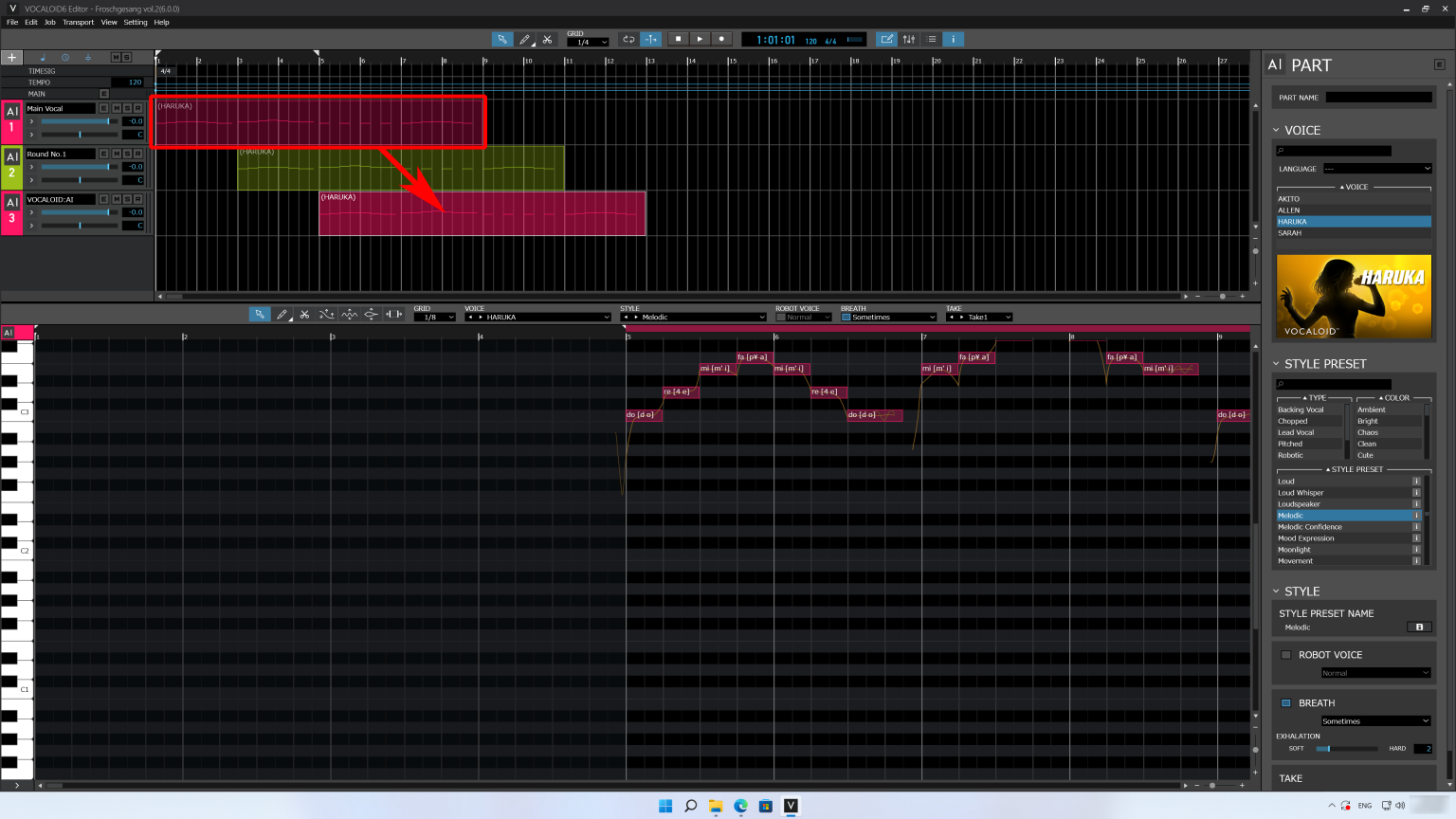“Let’s have fun with VOCALOID!” vol.3 -Create round and the harmony ...