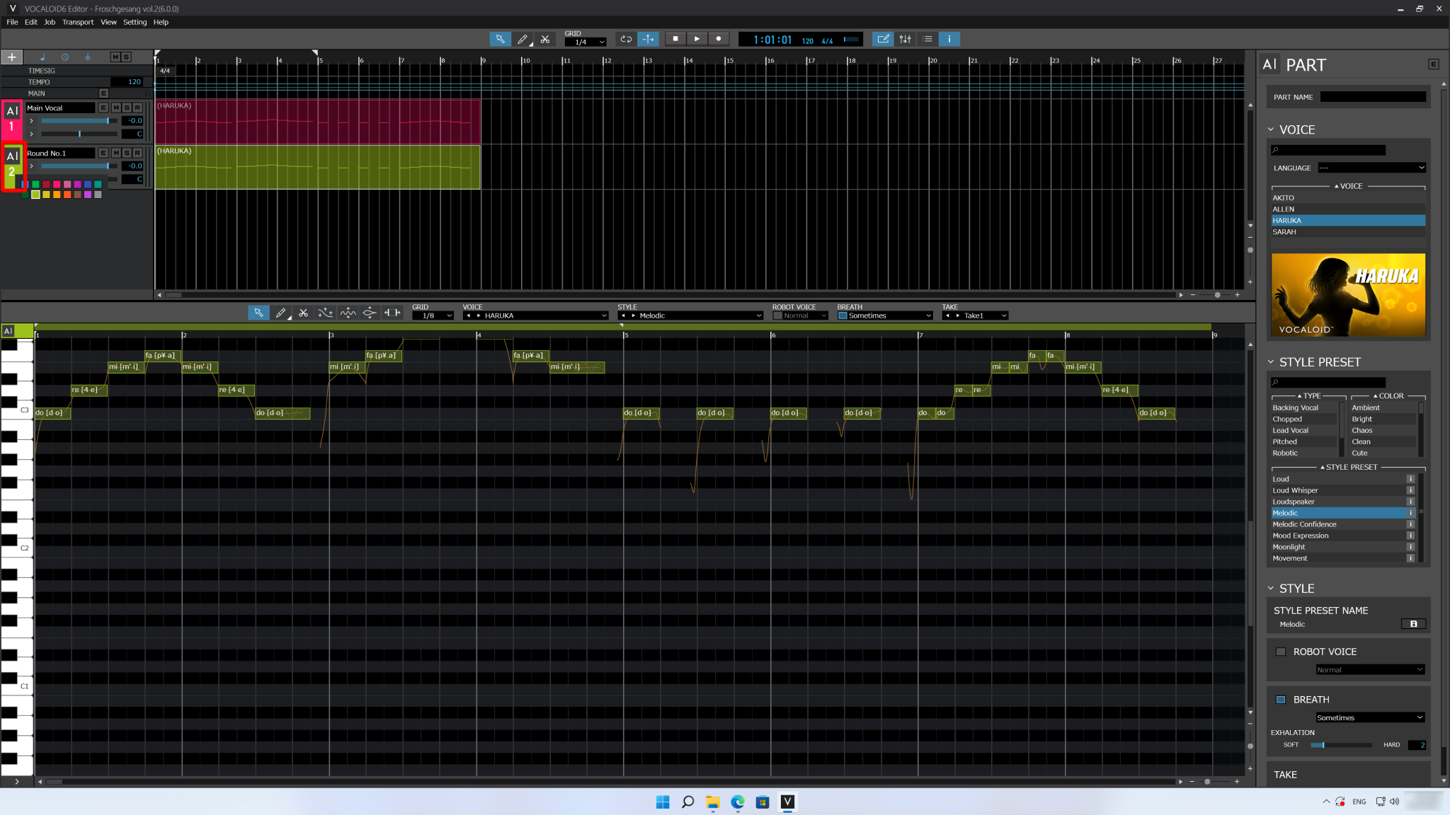 “Let’s have fun with VOCALOID!” vol.3 -Create round and the harmony ...