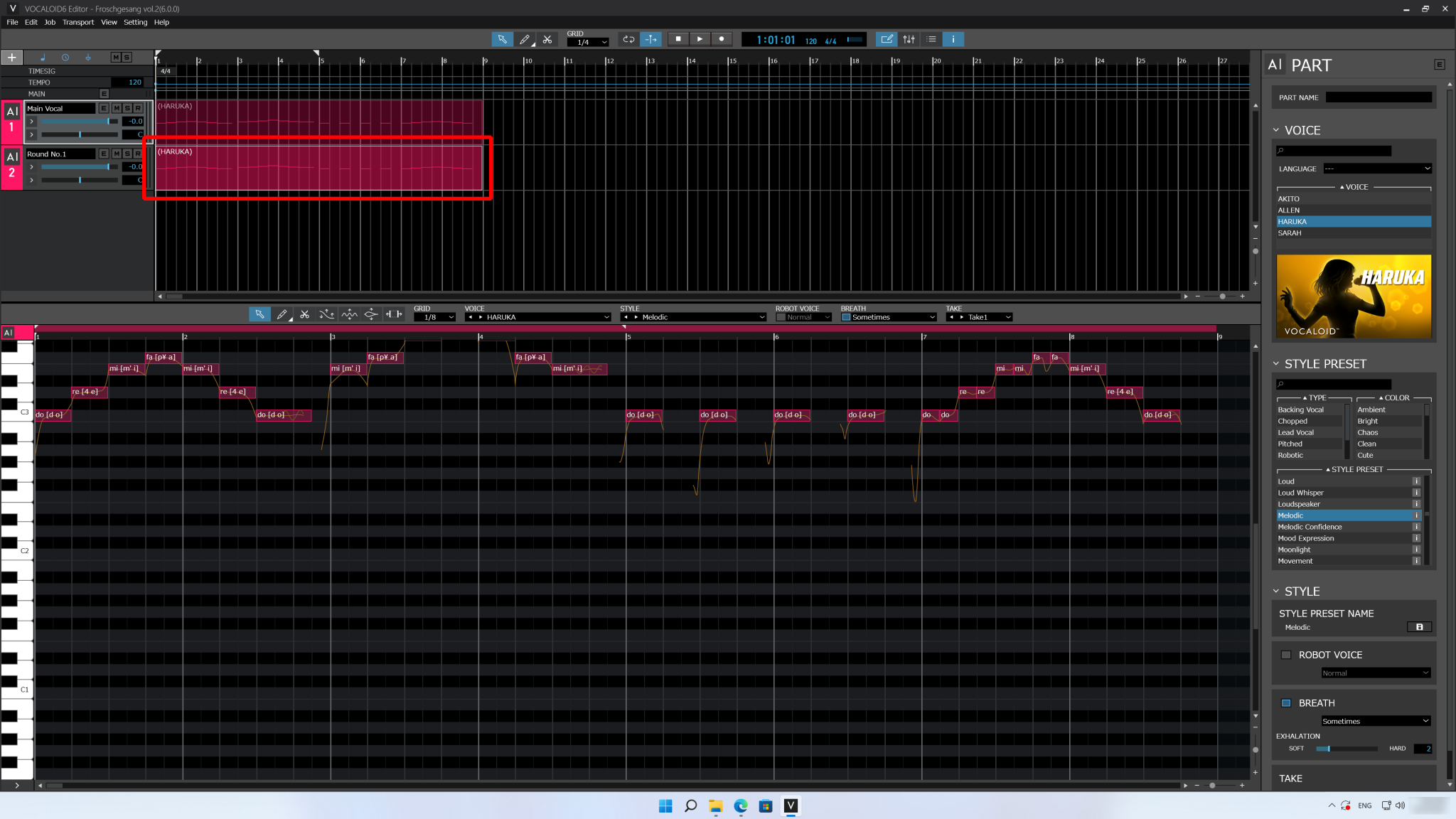 “Let’s have fun with VOCALOID!” vol.3 -Create round and the harmony ...