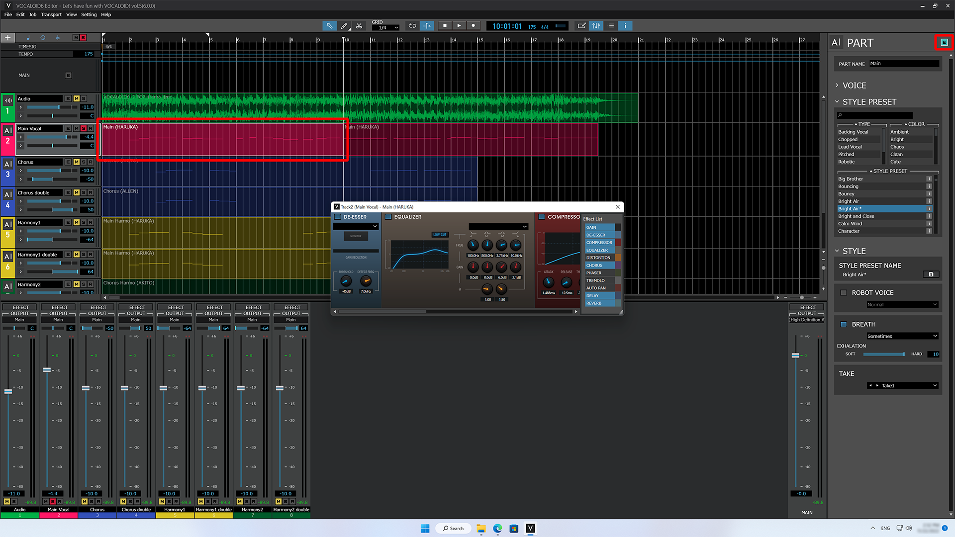 “Let’s have fun with VOCALOID!” vol.6 -Adjusting effects and export ...