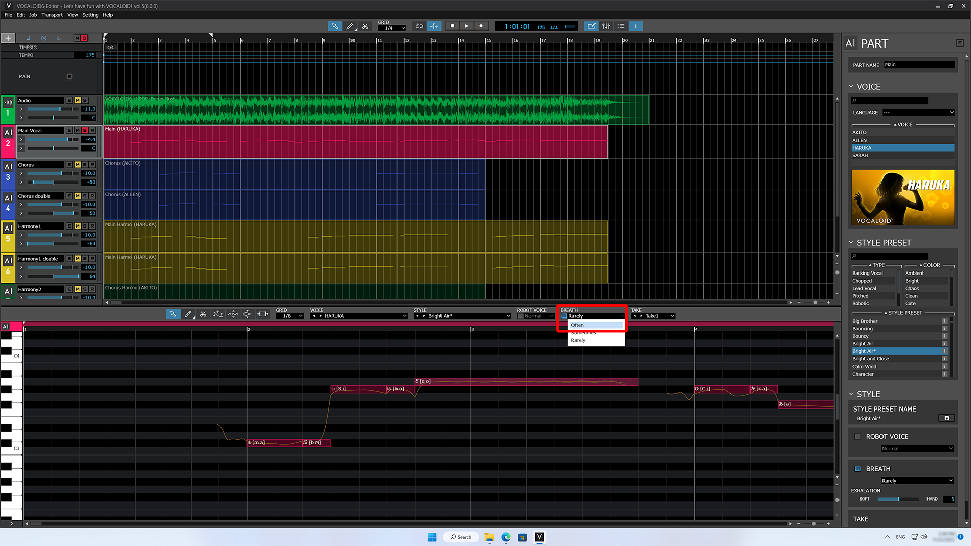 “Let’s have fun with VOCALOID!” vol.6 -Adjusting effects and export ...