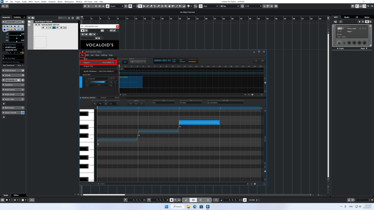 How to transfer sequence data created using the VOCALOID5 VSTi/AU plug ...