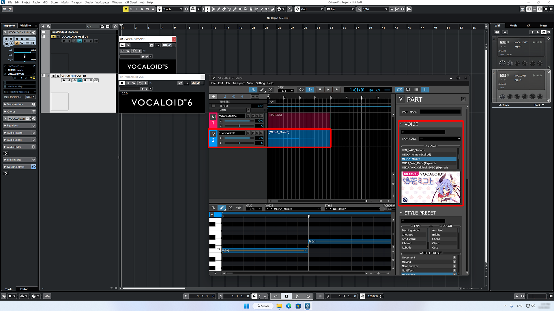 How to transfer sequence data created using the VOCALOID5 VSTi/AU plug ...