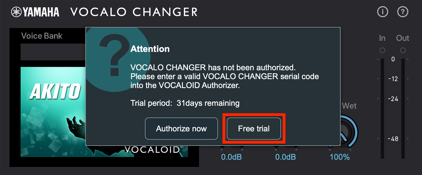 VOCALO CHANGER PLUGIN Free Trial Version Installation and Authorization (Windows) - VOCALOID ...