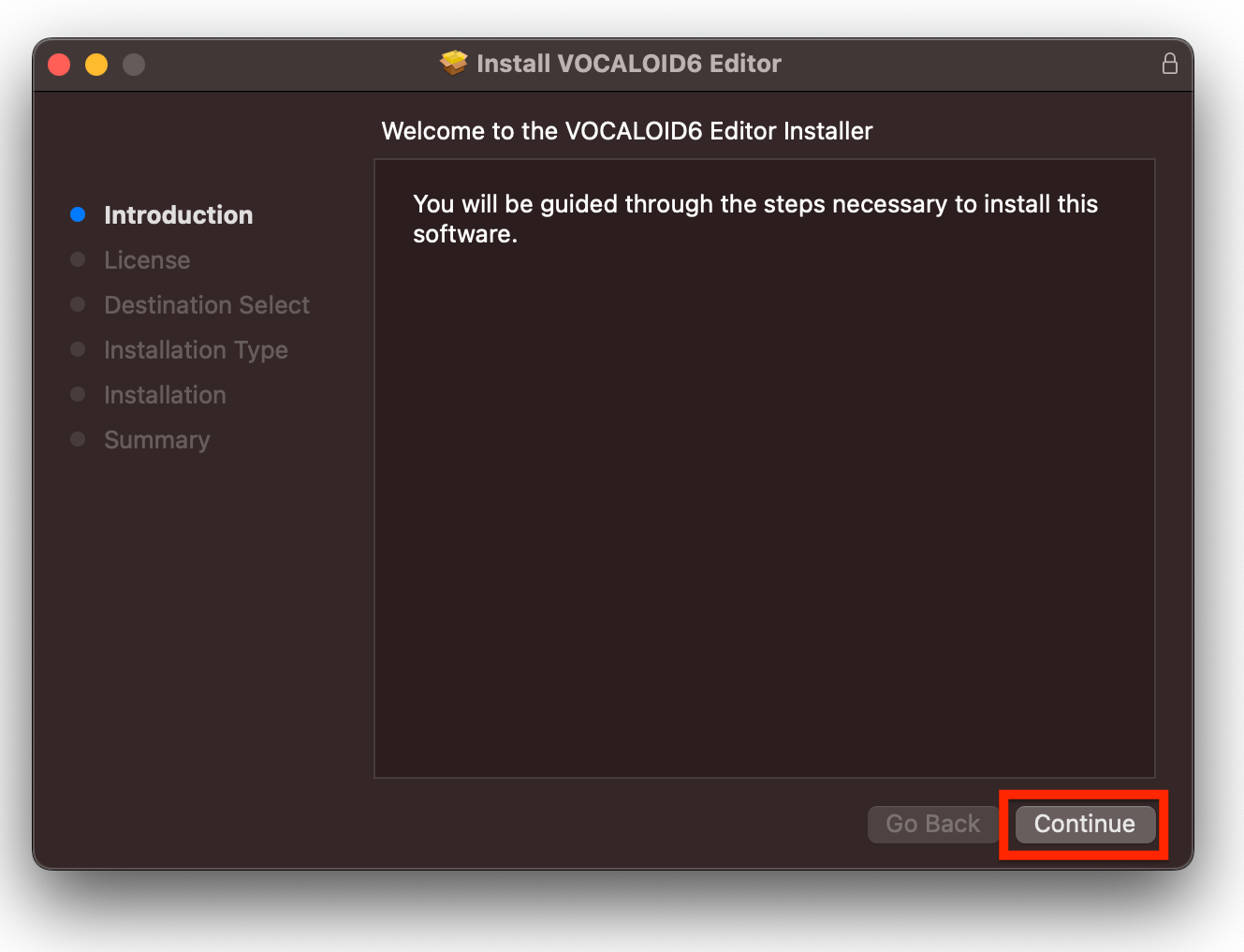 VOCALOID6 Editor Lite Installation and Authorization (Mac) - VOCALOID ...