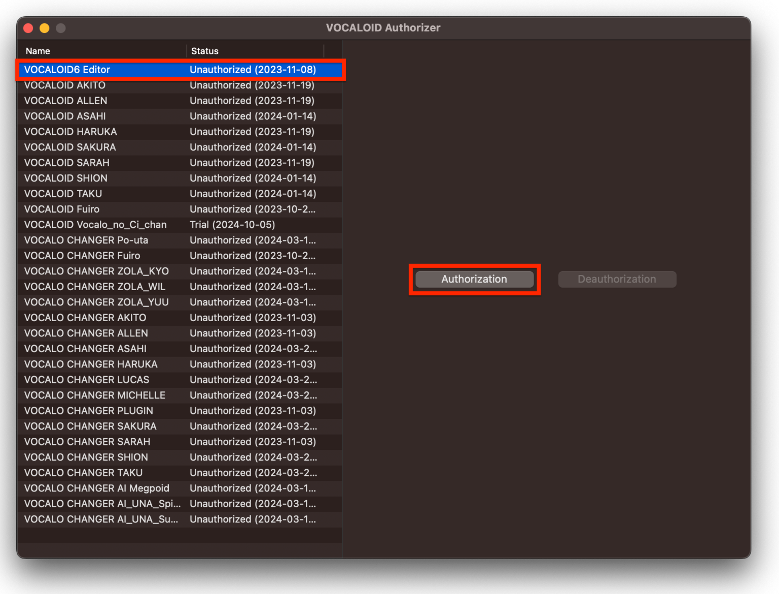 VOCALOID6 Editor Lite Installation and Authorization (Mac) - VOCALOID ...