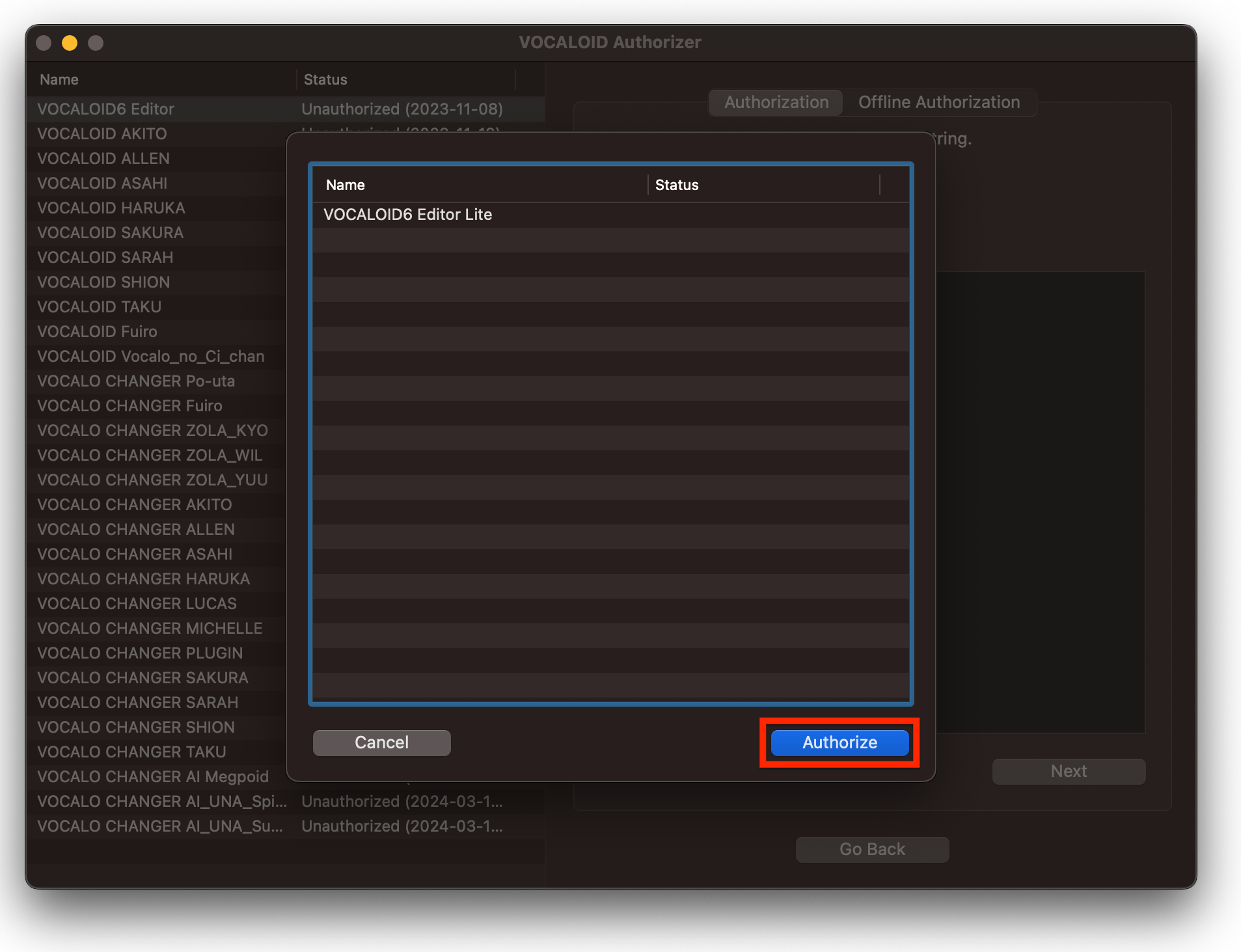 VOCALOID6 Editor Lite Installation and Authorization (Mac) - VOCALOID - the modern singing ...