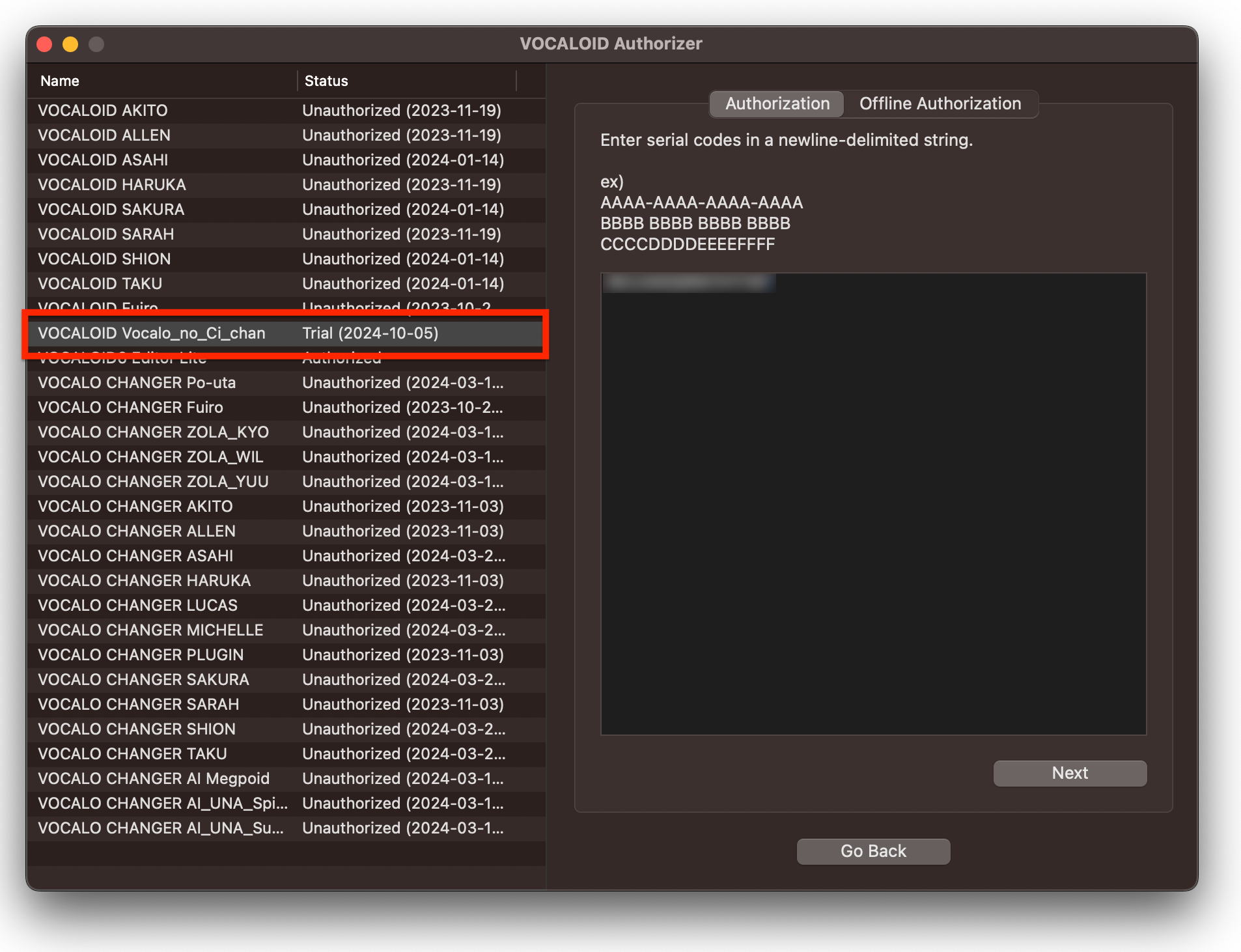 VOCALOID6 Editor Lite Installation and Authorization (Mac) - VOCALOID ...