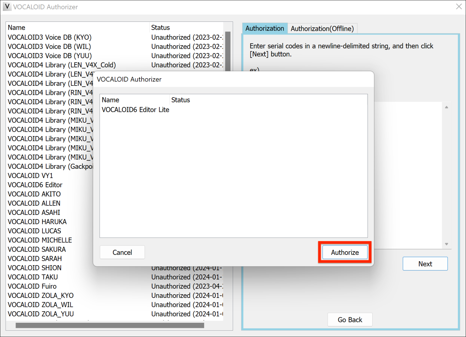 VOCALOID6 Editor Lite Installation and Authorization (Windows) - VOCALOID - the modern singing ...